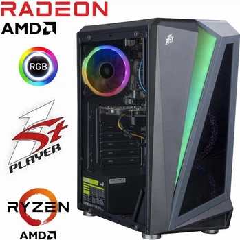 Ігровий Комп'ютер 1stPlayer - Ryzen 5 3600 / Radeon RX 480 8ГБ / 16ГБ ...