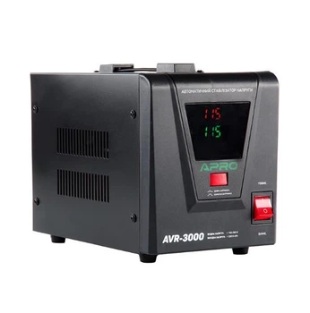 Стабілізатор напруги релейний APRO AVR-3000 – фото, відгуки, характеристики в інтернет-магазині ...