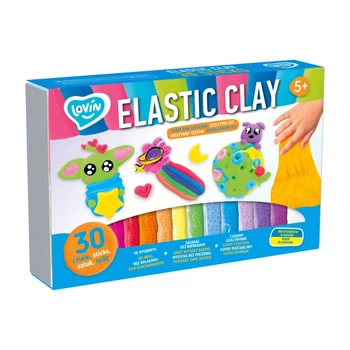 Набір Для Ліплення З Повітряним Пластиліном Elastic Clay 70141, 30 ...