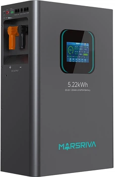 Акумуляторна батарея Marsriva LiFePO4 25.6V 204Ah (MR-LFP24-200-WMD ...