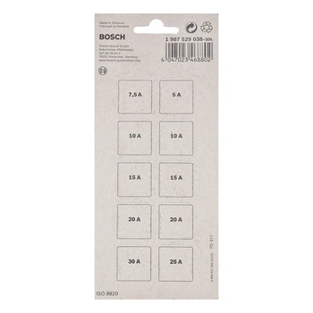 Запобіжник FN Bosch 5A 7.5A 10A 15A 20A 25A 30A 1987529038 – фото ...