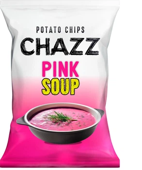 Чипси картопляні Chazz зі смаком Холодного борщу 130 г (0.13 кг ...
