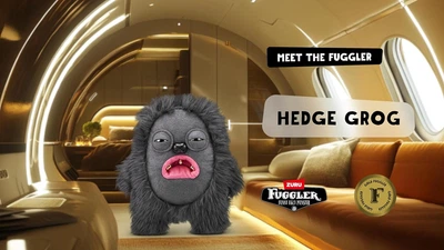 М'яка плюшева іграшка Монстр Їжак Грог Fuggler Ugly Monster Gold Fuggs ...