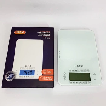 Ваги кухонні 22 х 15 см 5 кг MAGIO MG-696 білі – фото, відгуки, характеристики в інтернет ...