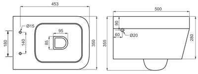 Унітаз підвісний DEVIT Optima зі сидінням Soft Close дюропласт 3120130 – фото, відгуки ...