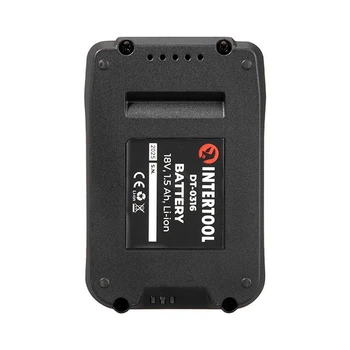Акумулятор 18 В, літій-іон, 1.5 Ач, для шурупокрута DT-0315 INTERTOOL DT-0316 – фото, відгуки ...