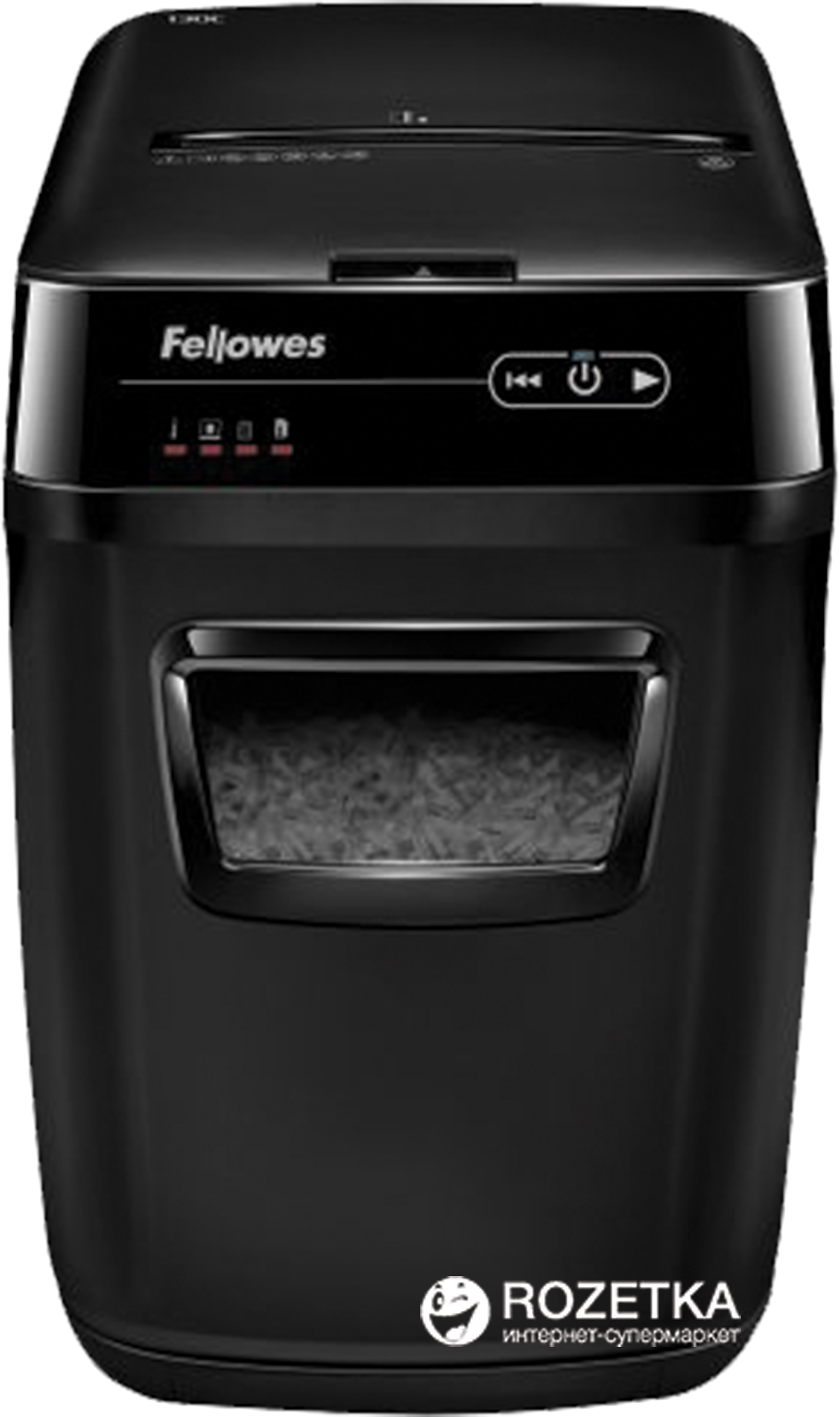 Шредер Fellowes AutoMax 130C 130 листов 4х51 мм 31 л (ff.U4680101 ...