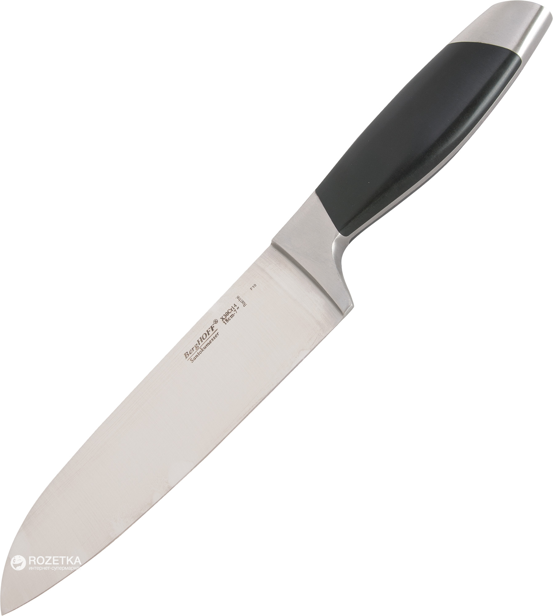 Кухонный нож BergHOFF Coda японский 180 мм Black (4490039) – низкие ...