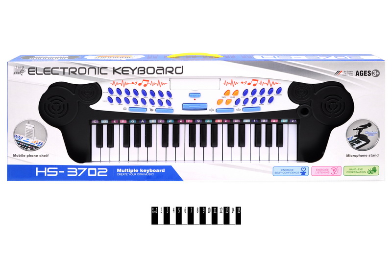 Синтезатор Electronic Keyboard 37 клавиш MiC (HS3702A) (58124) – низкие ...