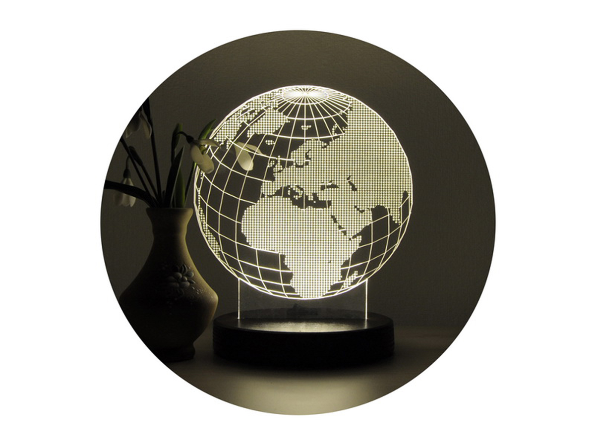 3D светильник "Глобус" WOODPRESENT light wood – низкие цены, кредит ...