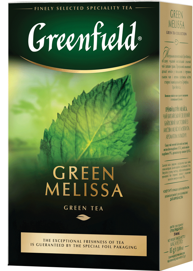 Чай рассыпной Greenfield Green Melissa 85 г (4823096804873) – ROZETKA ...