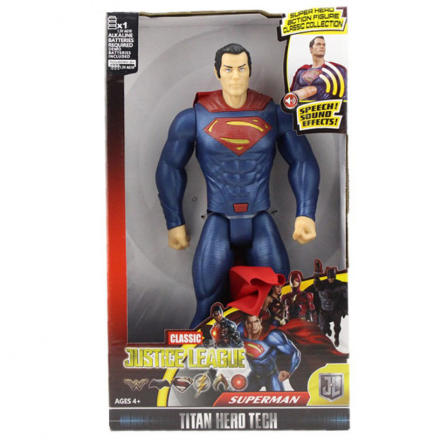 Фигурка Супер Героя Avengers Супер Мен - SuperMan 30 см Свет + Музика ...