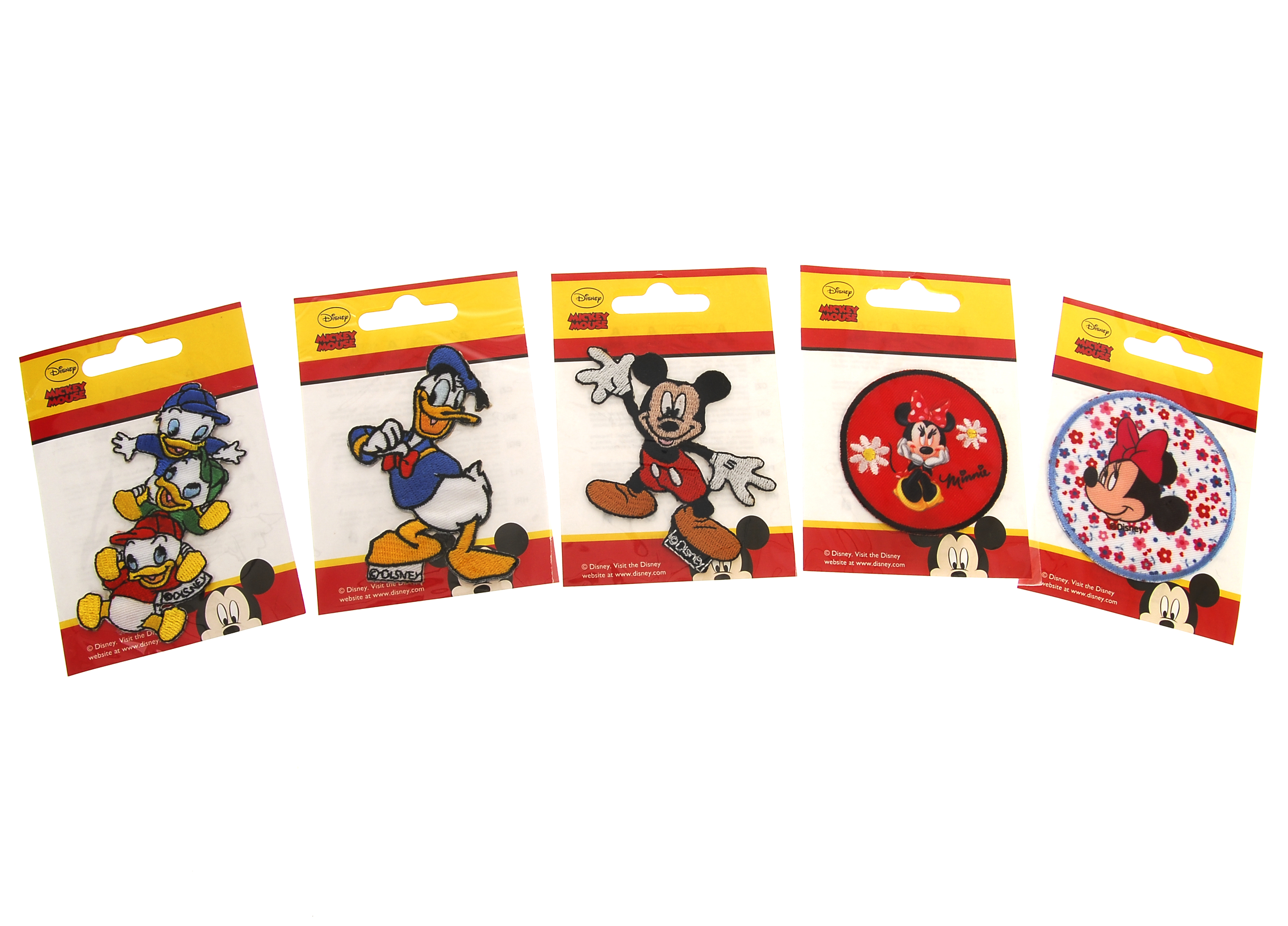 Набор нашивок "Mickey Mouse" № 2 для одежды Disney разноцветный M20 ...