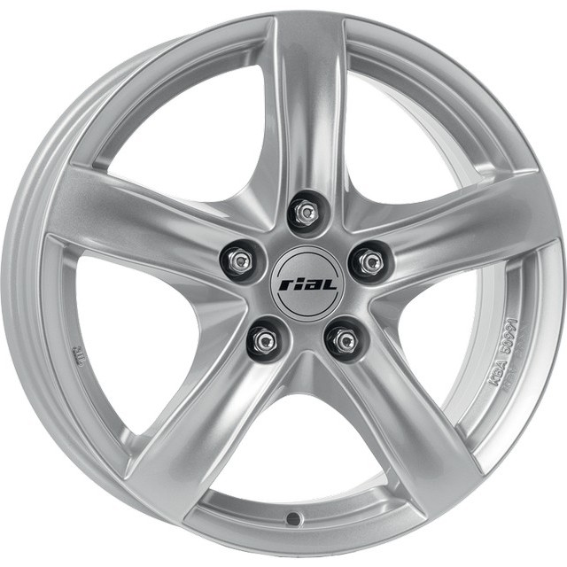 Литые диски Rial Arktis R15 W6 PCD5x100 ET38 DIA57.1 (silver) – низкие ...
