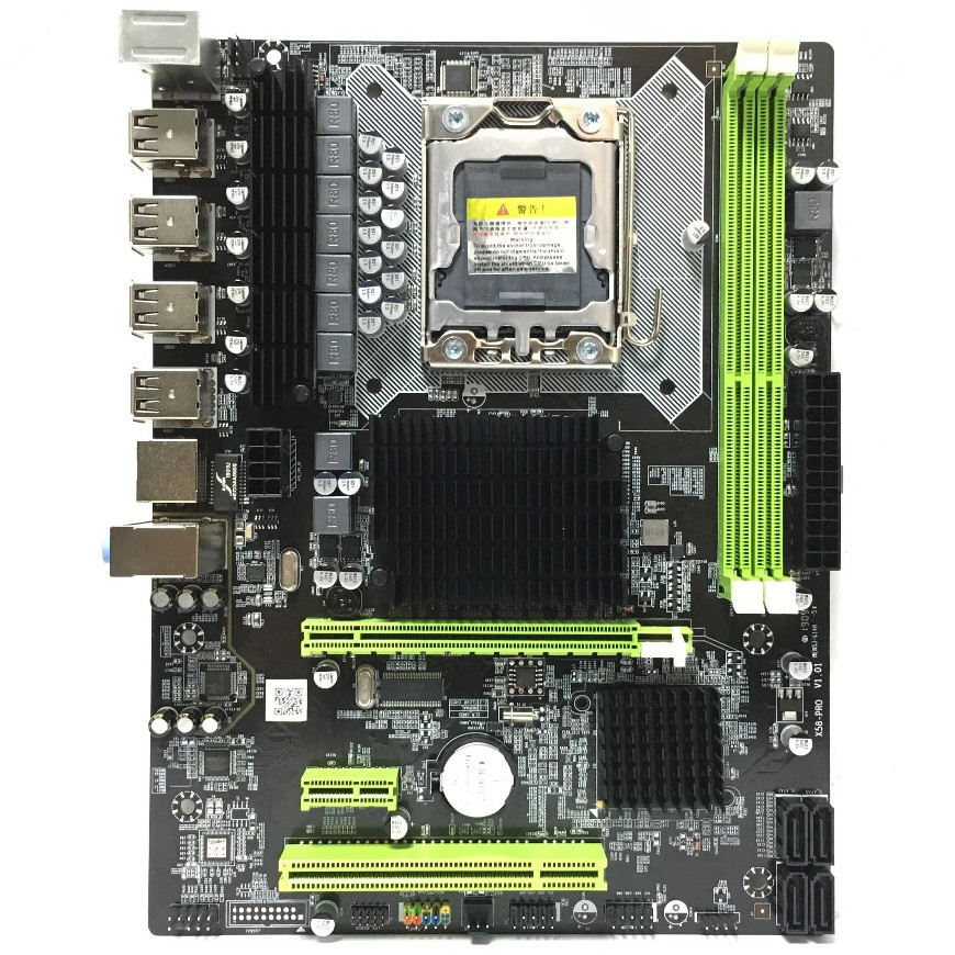 Материнська плата Atermiter X58 PRO (s1366, Intel X58, PCI-Ex16 ...