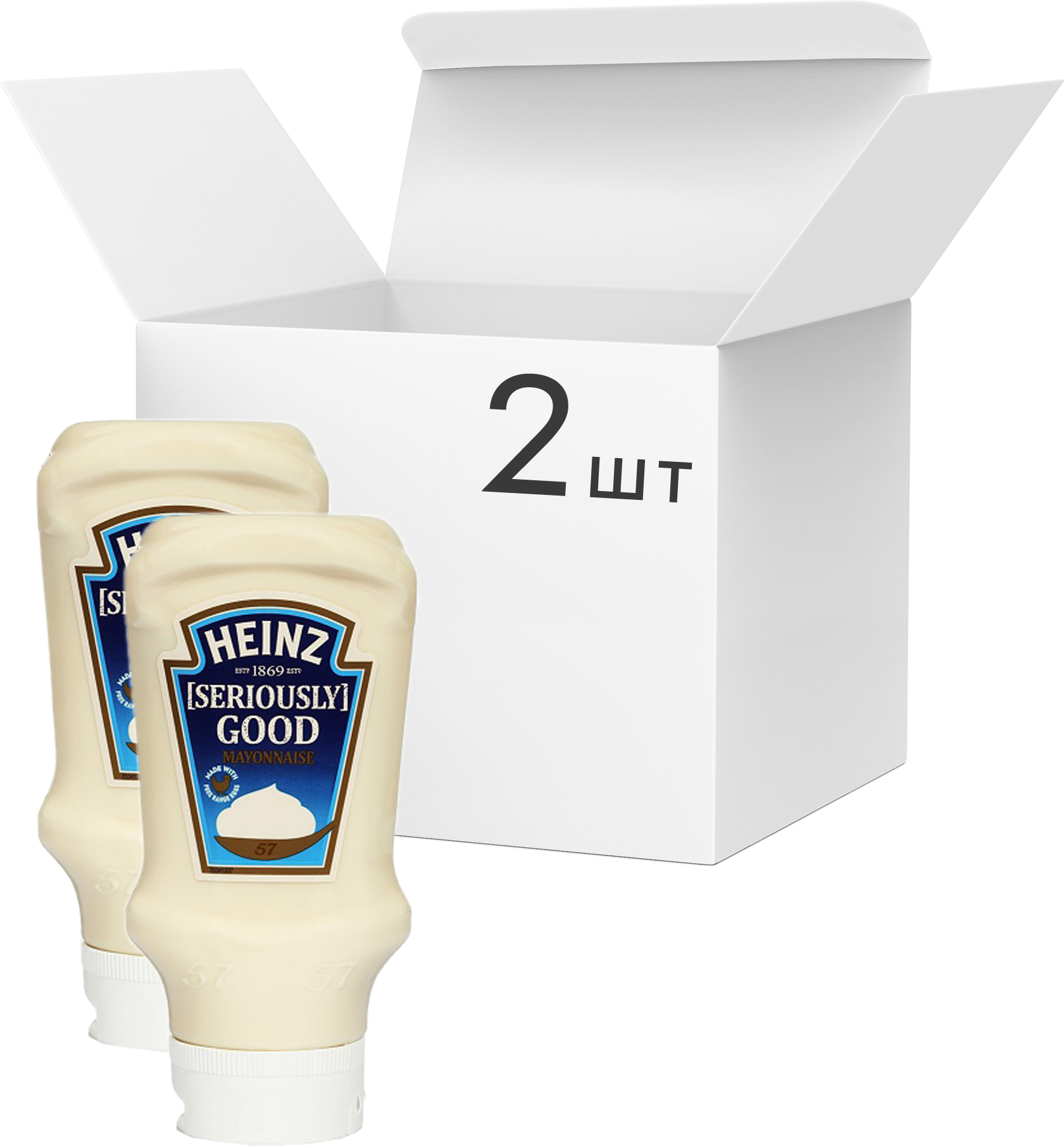 Упаковка майонеза Heinz 70% 215 г х 2 шт (1871578570009) – купить в ...