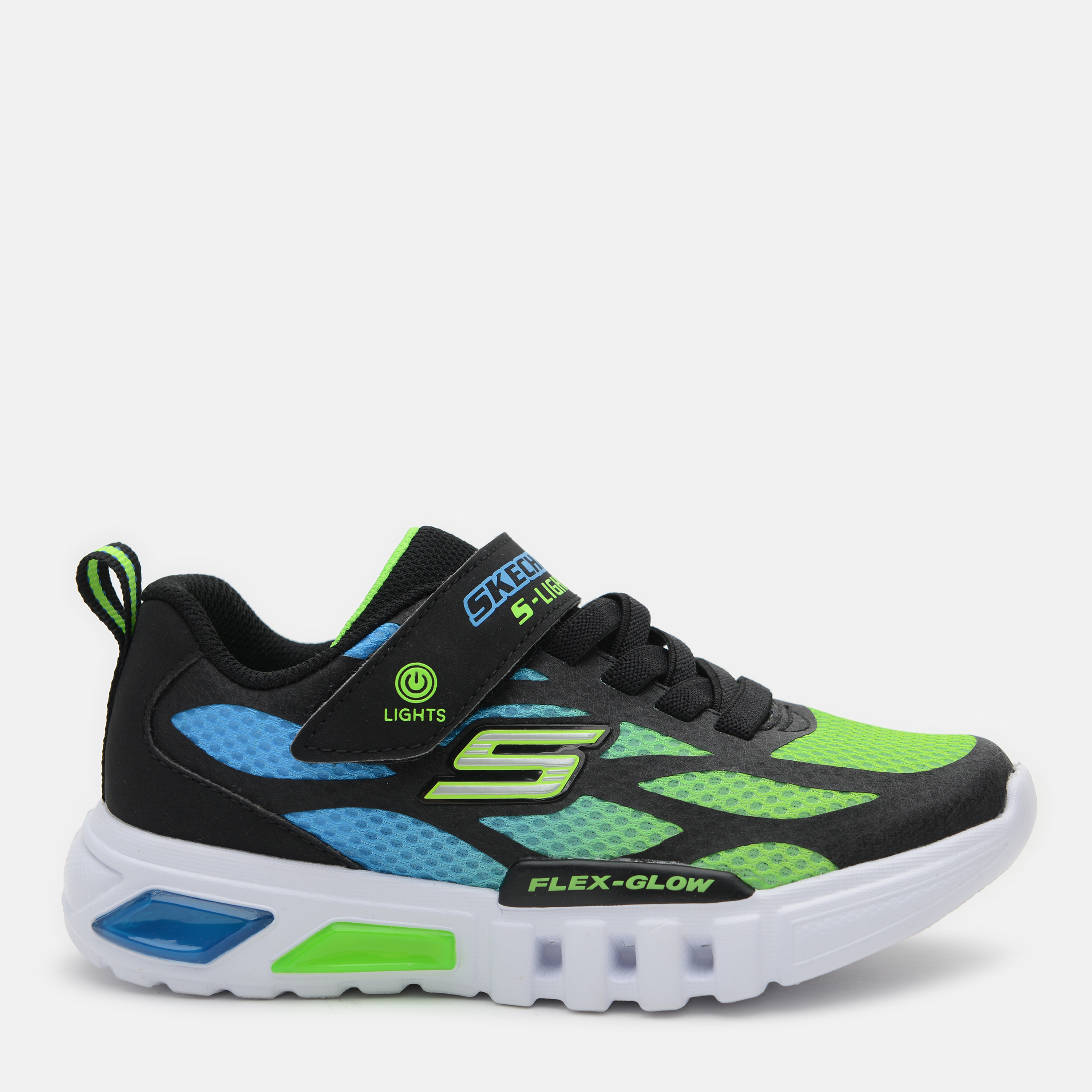 Светящиеся Кроссовки детские Skechers 400016L BBLM 36 (4) Разноцветные ...