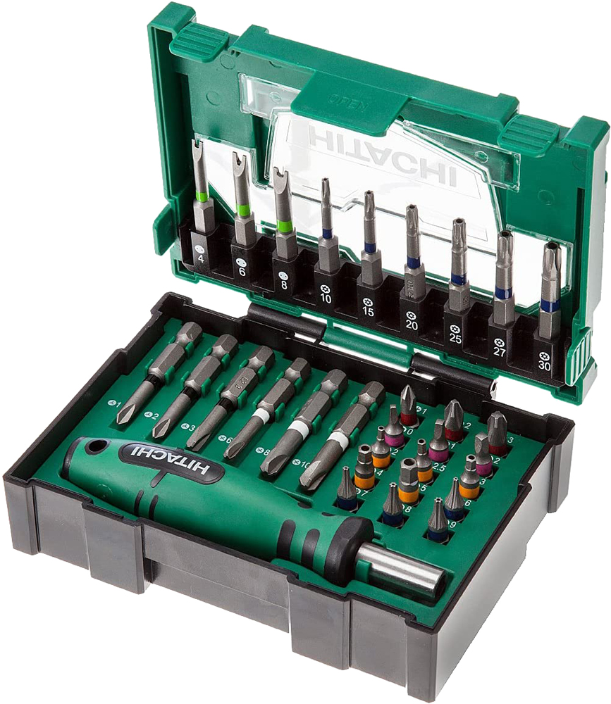 Набор насадок-бит HIKOKI Bit Box 25 - 50 мм 31 шт (400300023) – фото ...