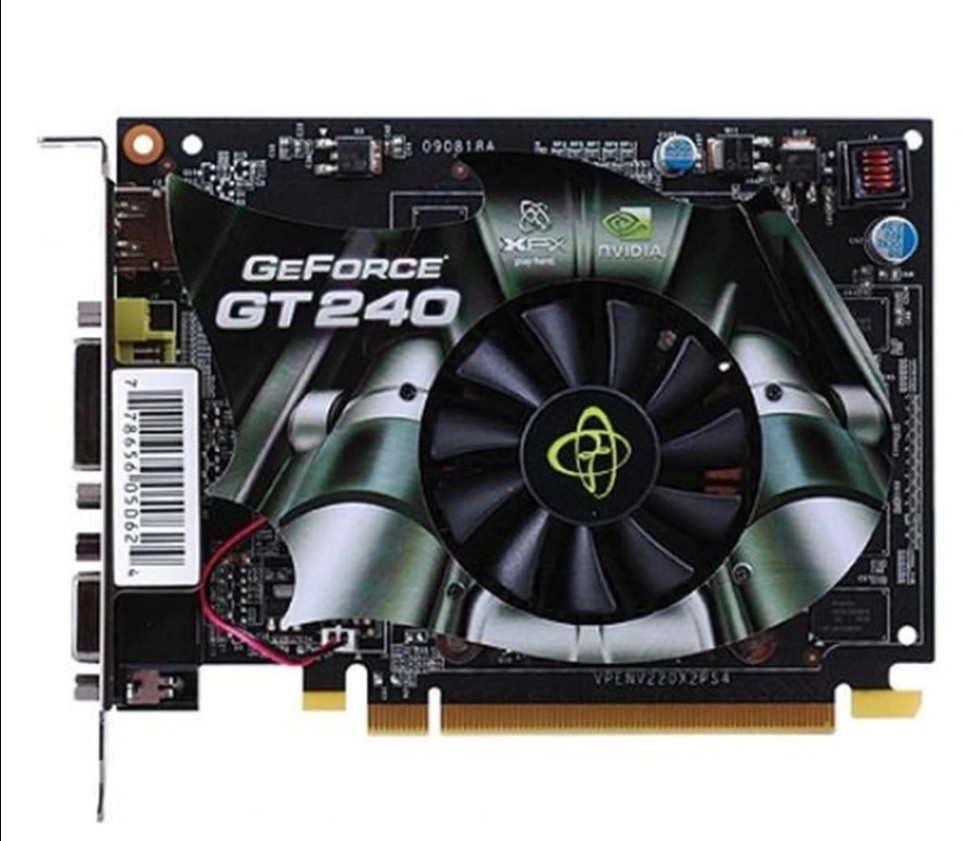 Видеокарта XFX PCI-Ex Nvidia GeFORCE GT 240 512 mb DDR3 ( 128 BIT ...