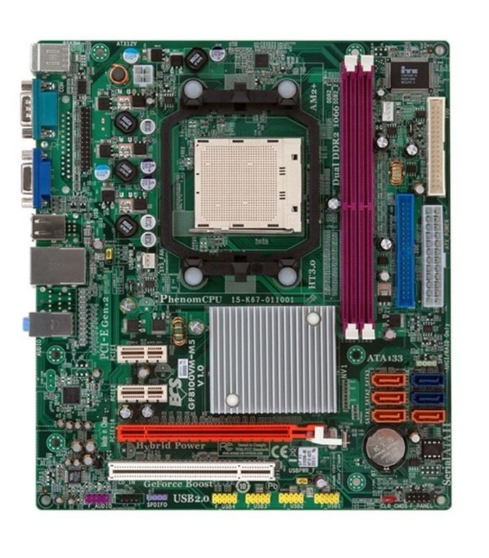 Материнская плата Elitegroup GF8100VM-M5 (Socket AM2+, DDR2, NVIDIA ...