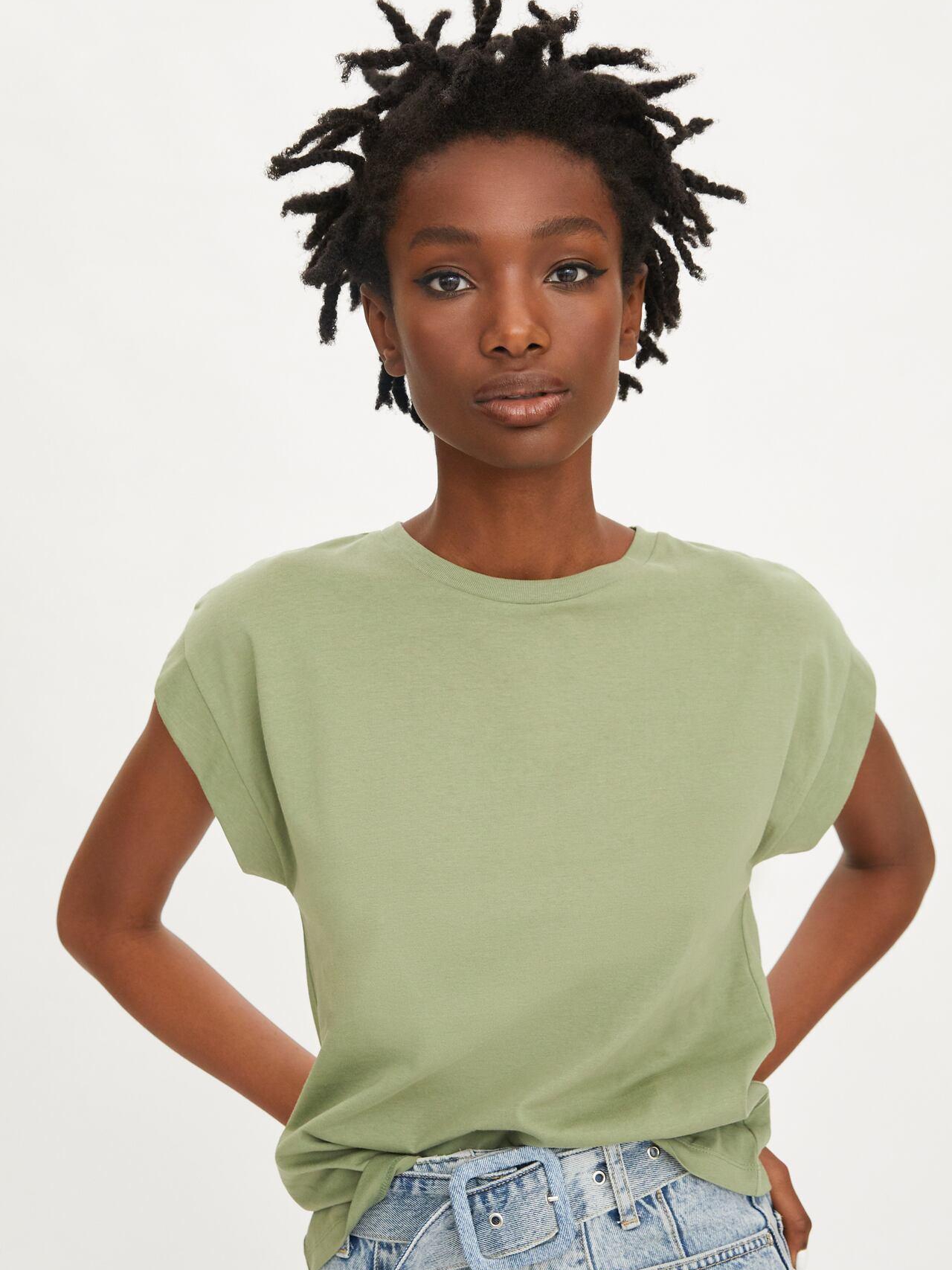 Футболка Zara 4174309505-ACWO S Светло-зеленая (3000003484101) – в ...