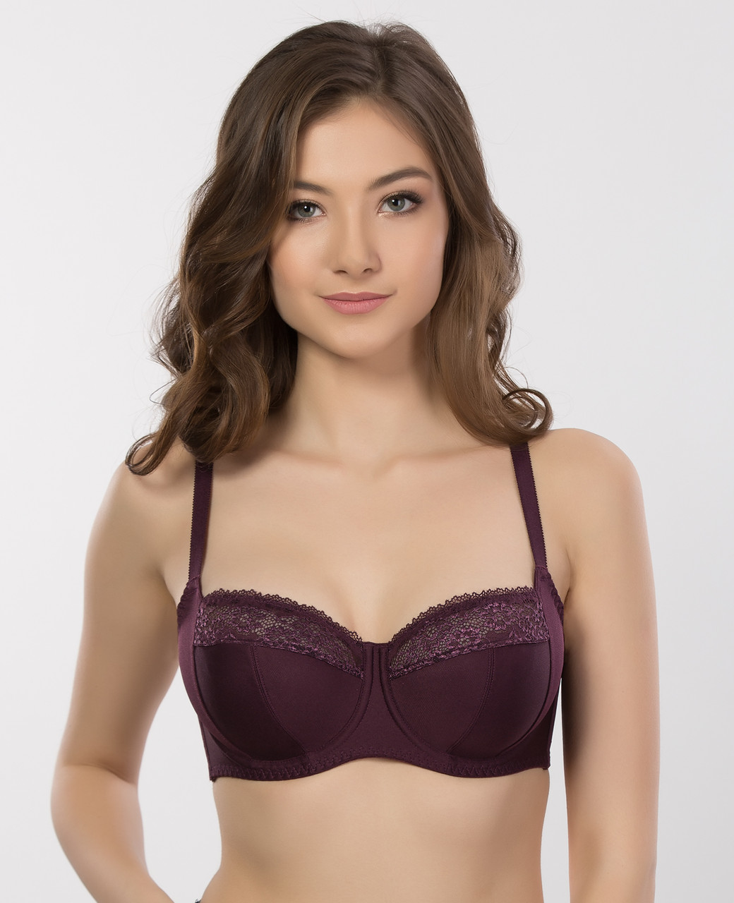 Бюстгальтер на косточках с мягкой чашкой ELITA 1504 Сливовое вино 80D – низкие цены, кредит ...