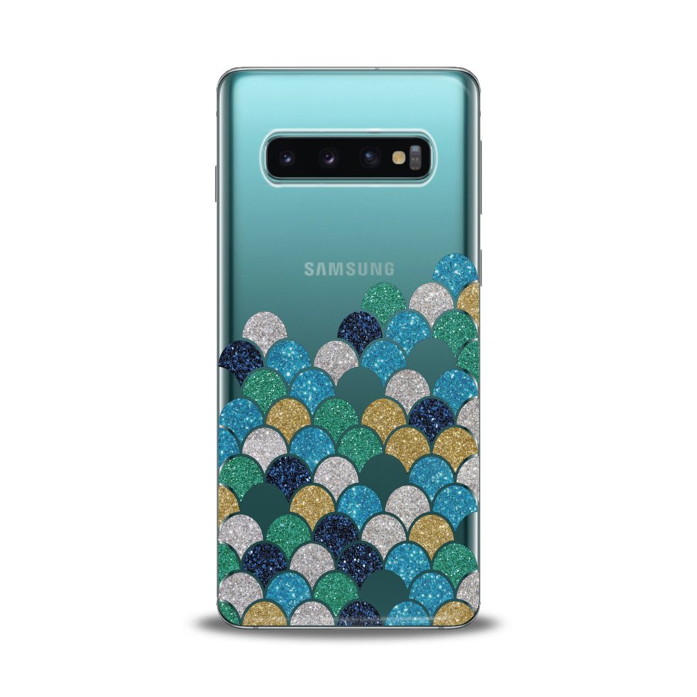 Чохол силіконовий для Samsung (Fish scale) Galaxy S9 самсунг галаксі ...