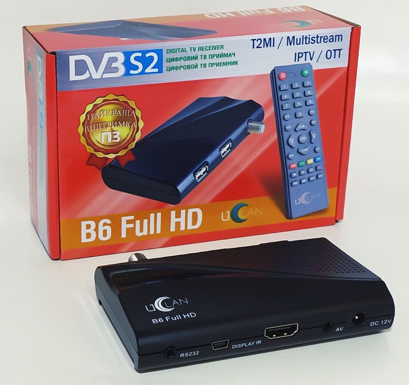 Спутниковый ресивер UClan B6 Full HD – фото, отзывы, характеристики в интернет-магазине ROZETKA ...