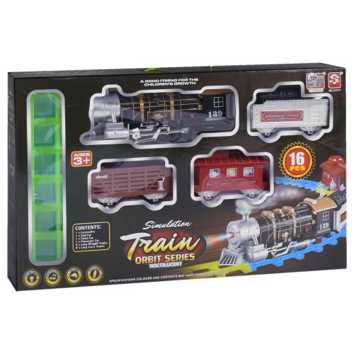 Игрушечная железная дорога Timely Train Orbit 16 элементов (3377 ...