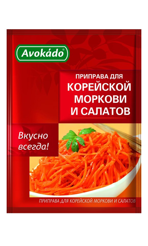 Приправа Avokado до корейської моркви 25 г от продавца: Bon Appetit ...