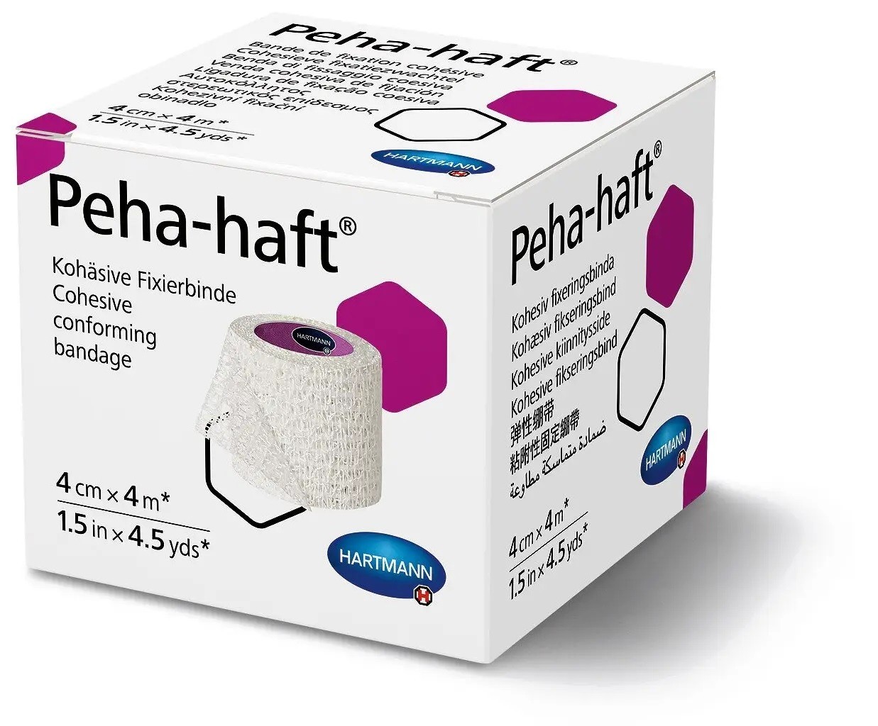 Бинт когезивный фиксирующий Peha-haft 4см х 4м 1шт от продавца ...