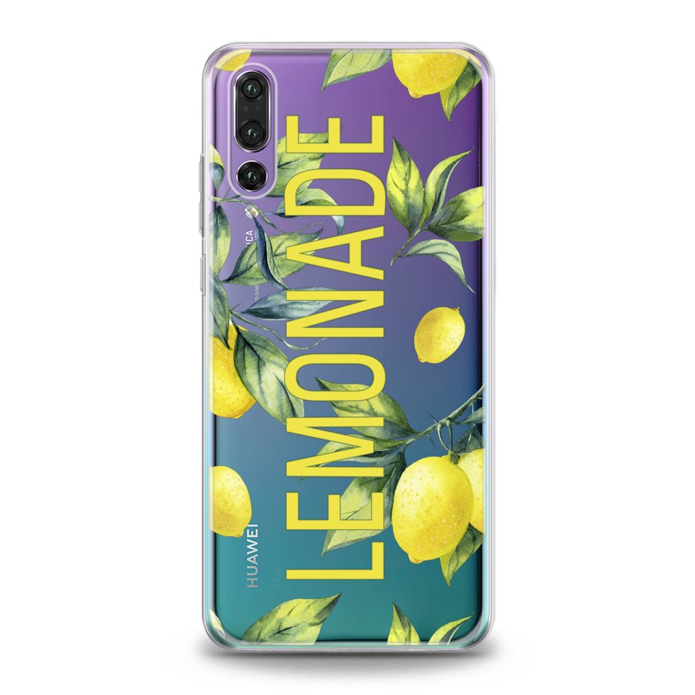 Чехол силиконовый для Huawei (Свежий лимон) Mate 10 Lite хуавей мейт ...