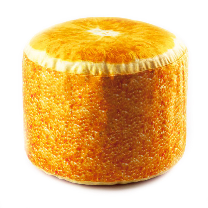 Детский надувной пуфик Danko Toys FRUIT POUF FP-01-01-2 Апельсин ...