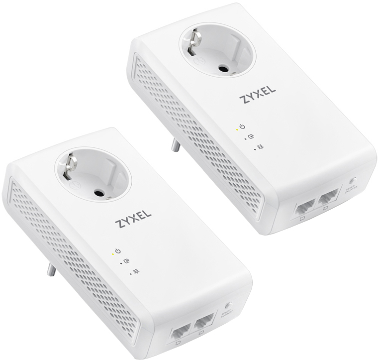 Комплект адаптеров Powerline Zyxel PLA5456 (PLA5456-EU0201F) – низкие ...