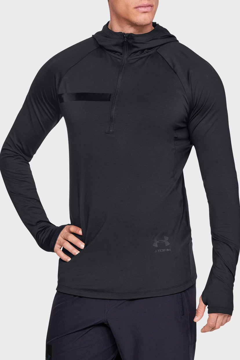 Мужская черная спортивная кофта StormCyclone CG Hoodie Under Armour M ...