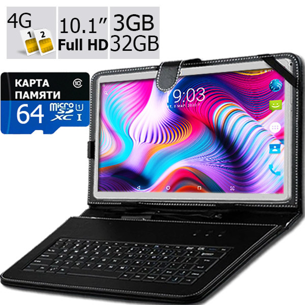 Планшет - телефон Adronix MT104 Silver 3GB/32GB LTE IPS 10/1" Full HD ...