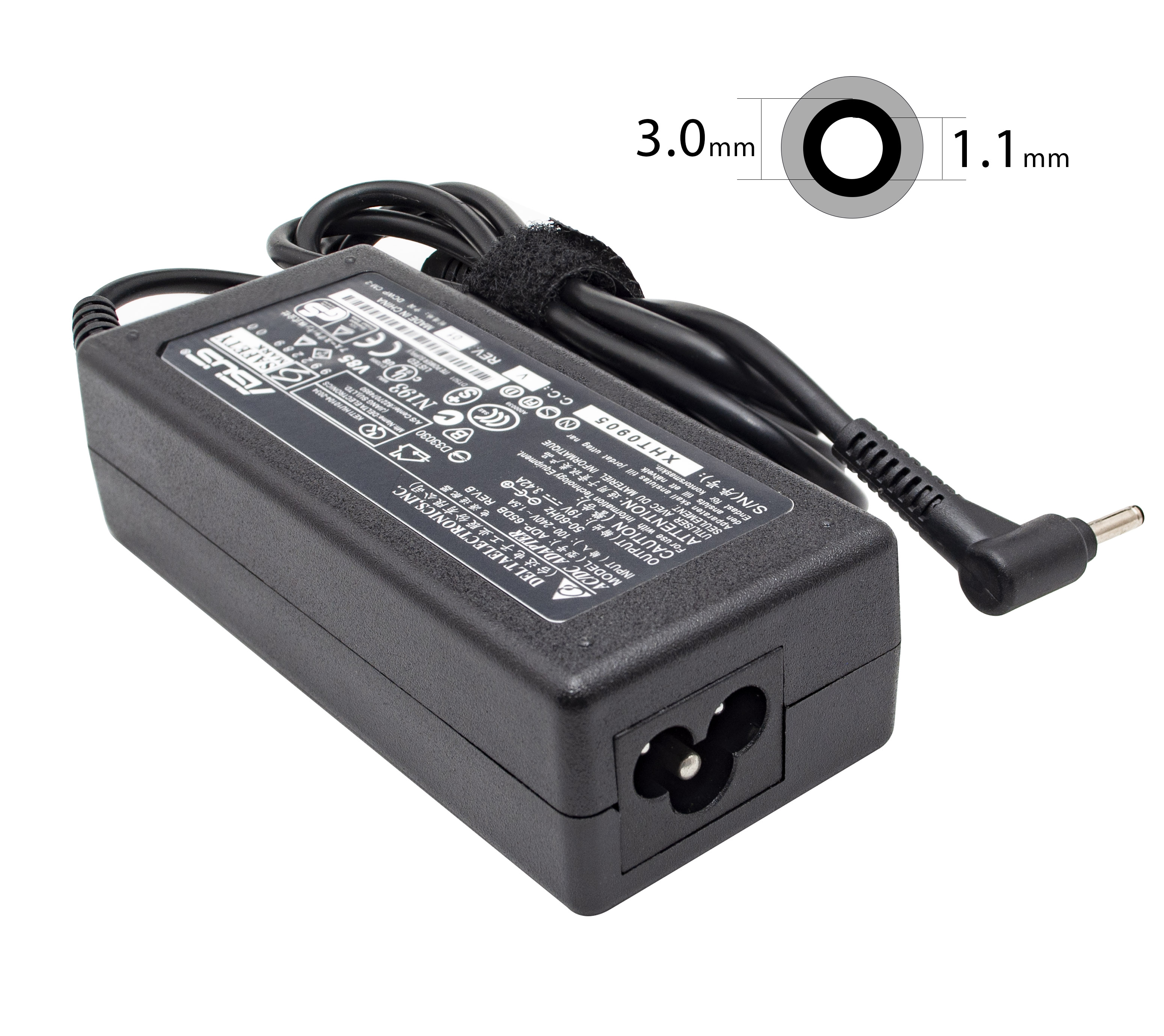 Блок питания для ноутбука ASUS (19V 3.42A 65W 3.0x1.1) (AD103013 ...