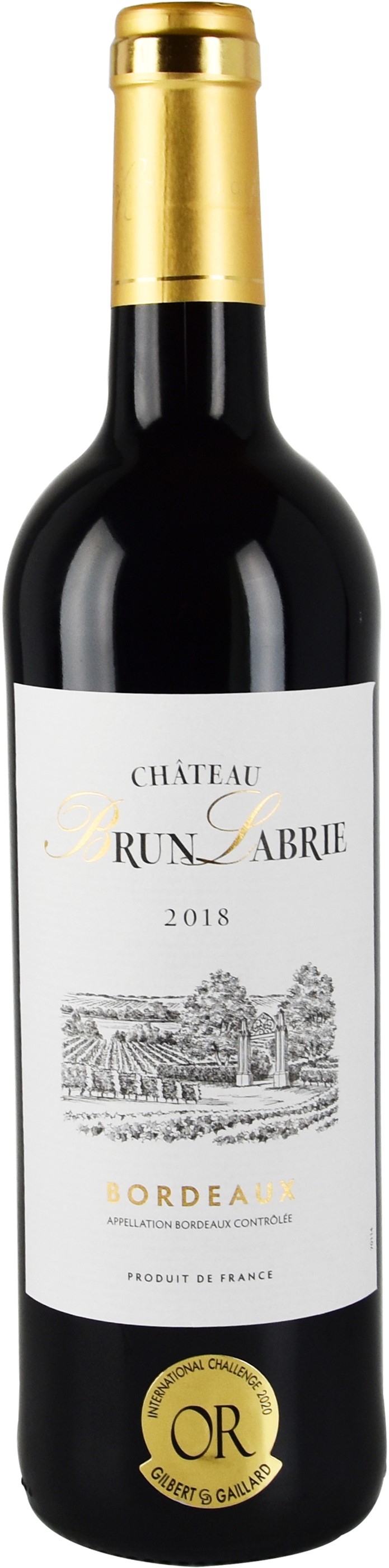 Вино Cheval Quancard Chateau Brun Labrie 2018 Bordeaux червоне сухе 0. ...