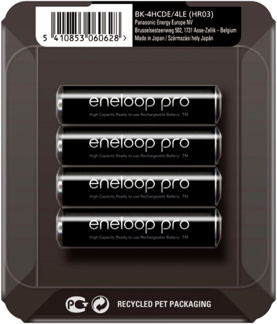 Акумулятор Panasonic Eneloop Pro Bk 4hcde 4le Sliding Pack 930 Mah Ni