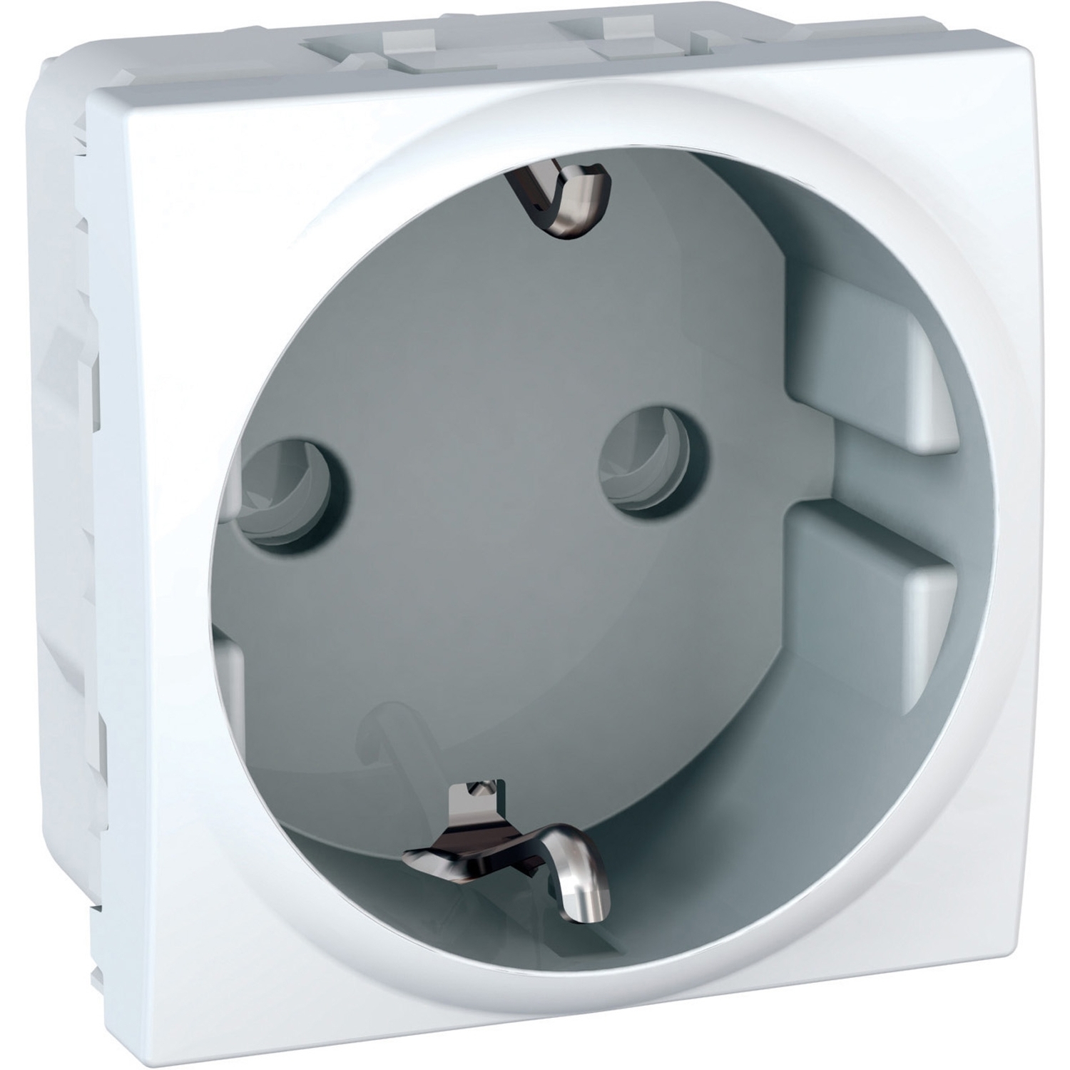 Розетка Schneider Electric Unica с заземлением Белая (MGU3.037.18 ...