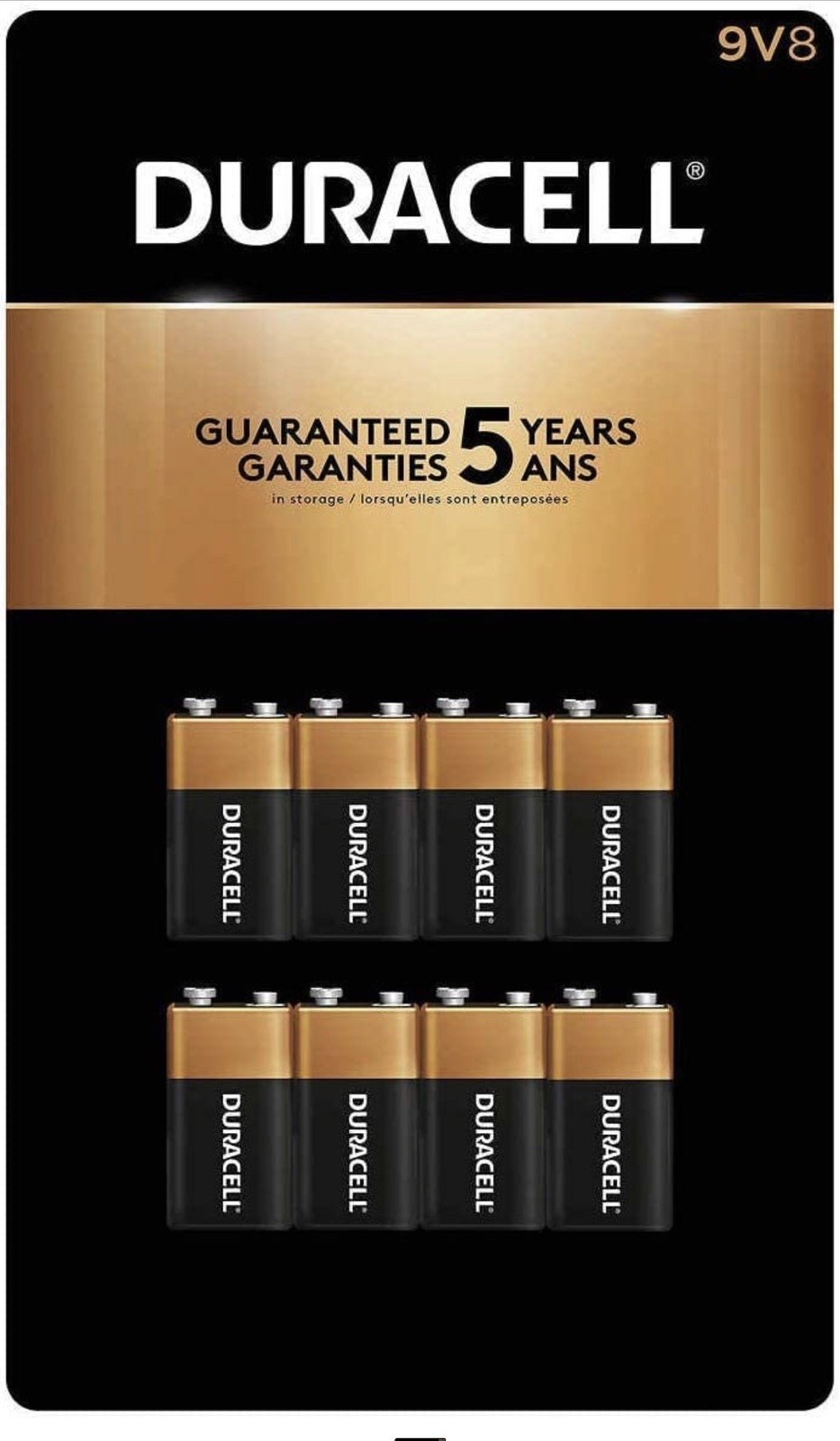 Щелочные батарейка Duracell 6LR61 MN1604 9V 8 шт – фото, отзывы ...