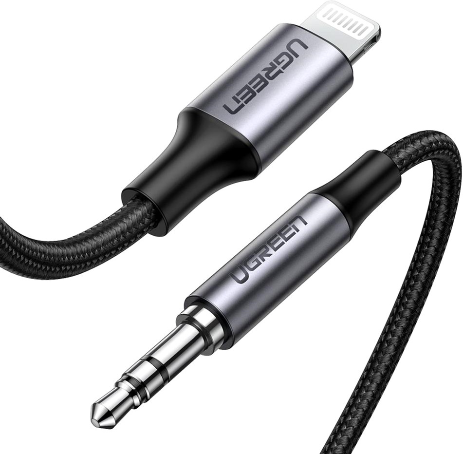 Кабель Ugreen US315 Lightning to 3.5 мм Cable Aluminum Shell with ...
