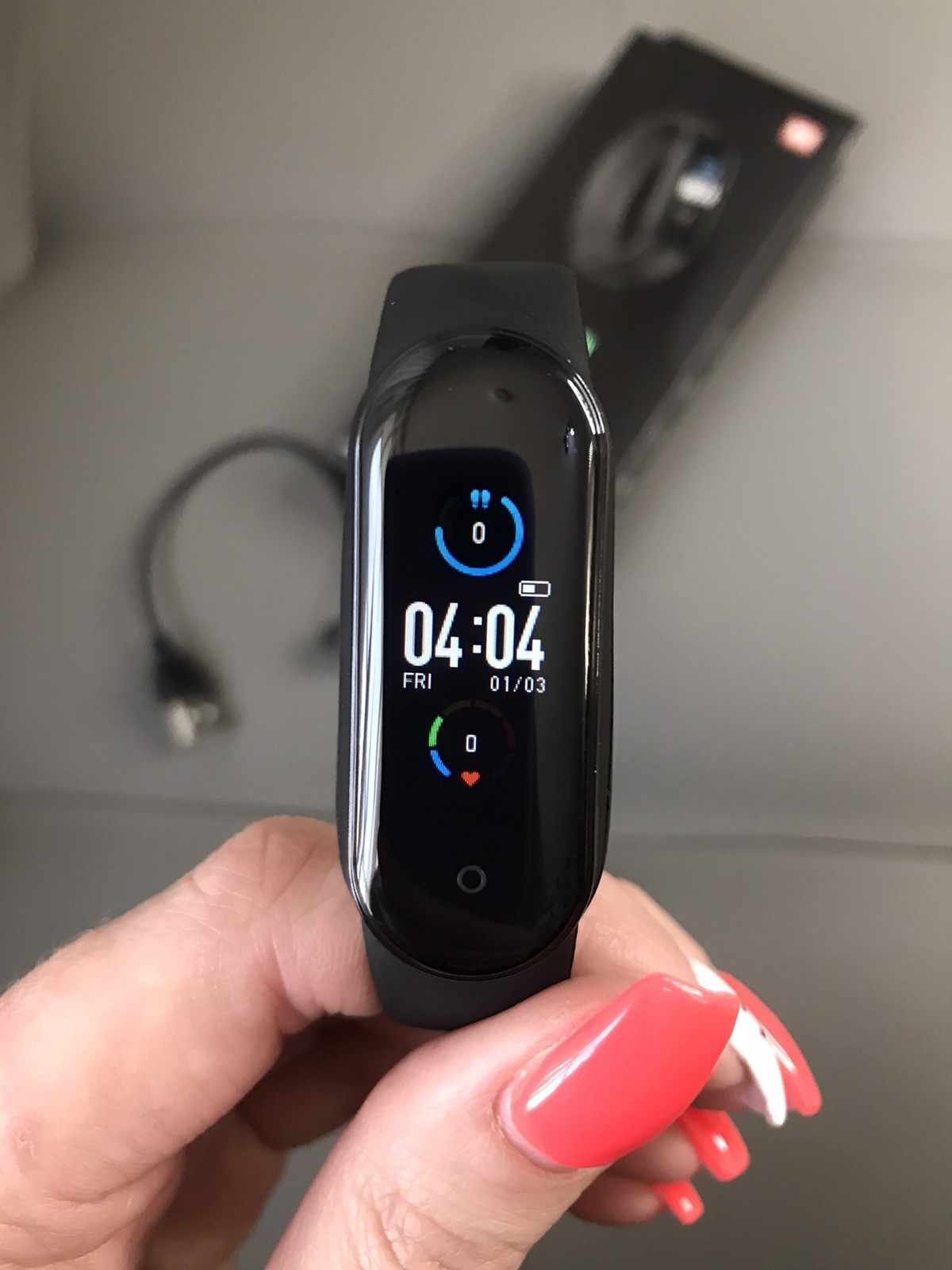 Фитнес - браслет, трекер Smart Band М5 black, Тиск, Пульс, Шагомер ...