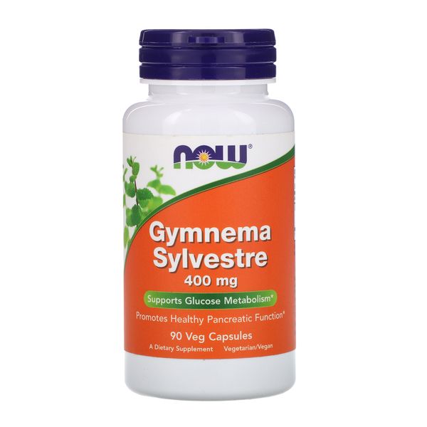 Джимнема Сильвестра Gymnema Sylvestre Now Foods 400 мг 90 капсул (NF260 ...