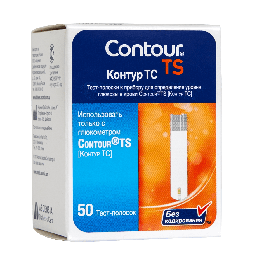 Тест-полоски Contour TS (Контур ТС) 50 шт. – низкие цены, кредит ...
