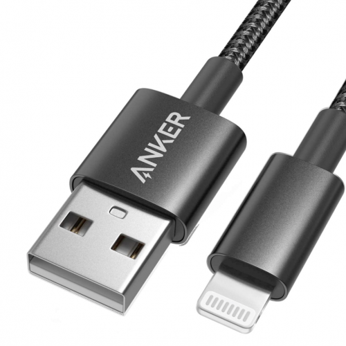 Кабель Anker Premium Double-Braided Nylon Cable with Lightning 1 m ...