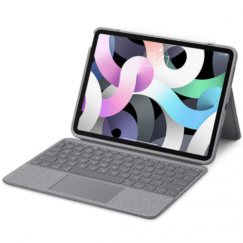 Чехол-клавиатура для планшета Logitech Folio Touch Keyboard Oxford Grey ...