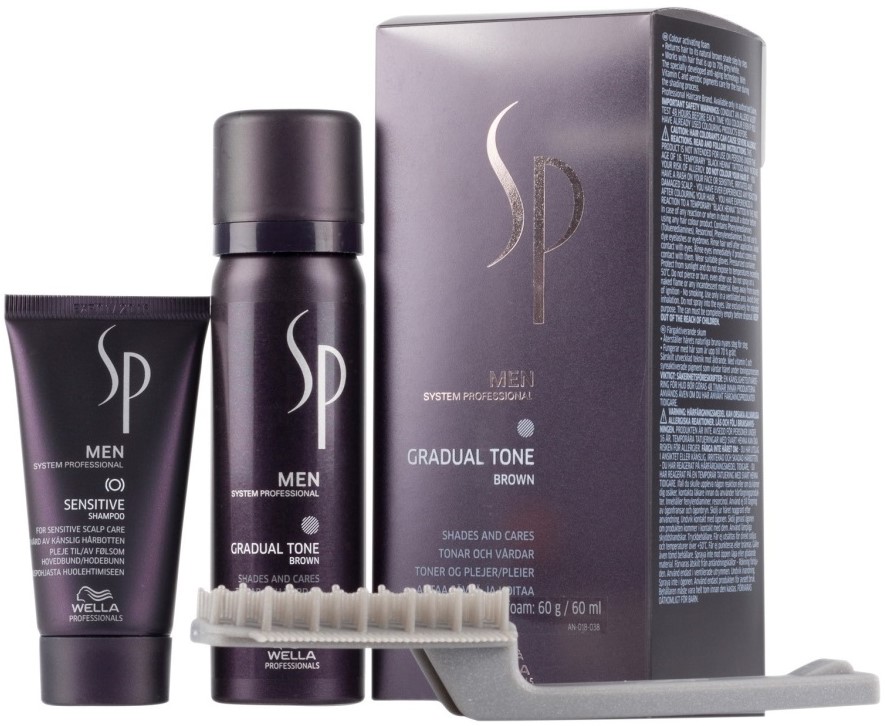 Набор для закрашивания седины Wella SP Men Gradual Tone Brown ...