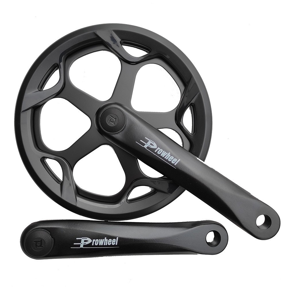 Шатуны велосипедные Prowheel Pro-846P Single Fix, L-170 mm под цепи 1/2 ...