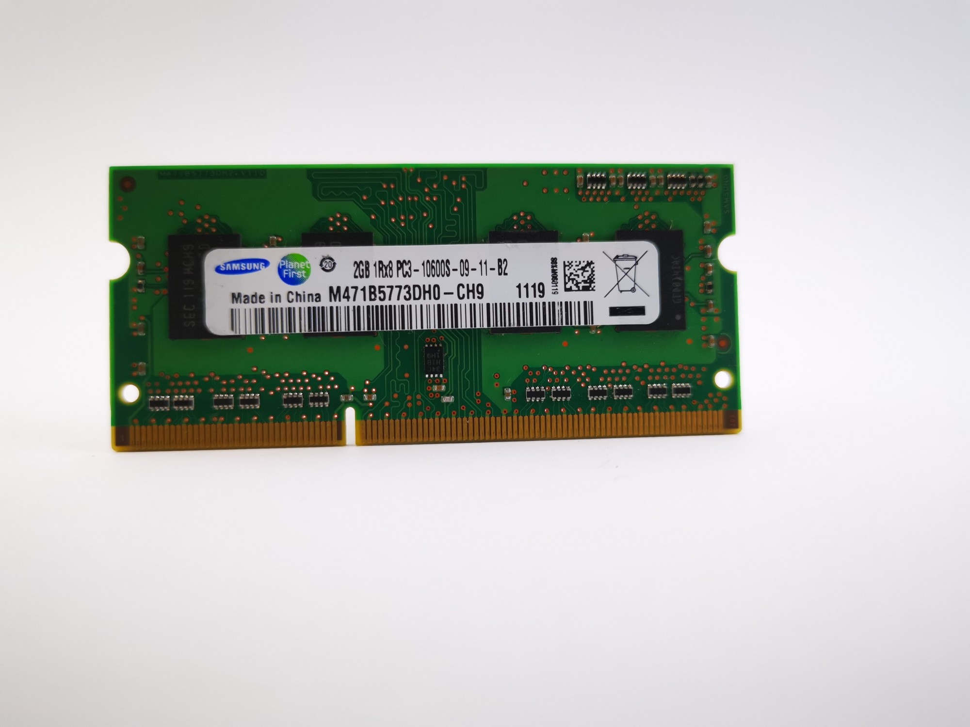 Оперативна пам'ять для ноутбука SODIMM Samsung DDR3 2Gb 1333MHz PC3 ...